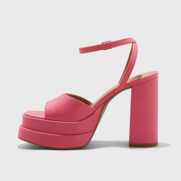 wild fable | Shoes | Womens Alessia Platform Heels Pink Wild Fable ...